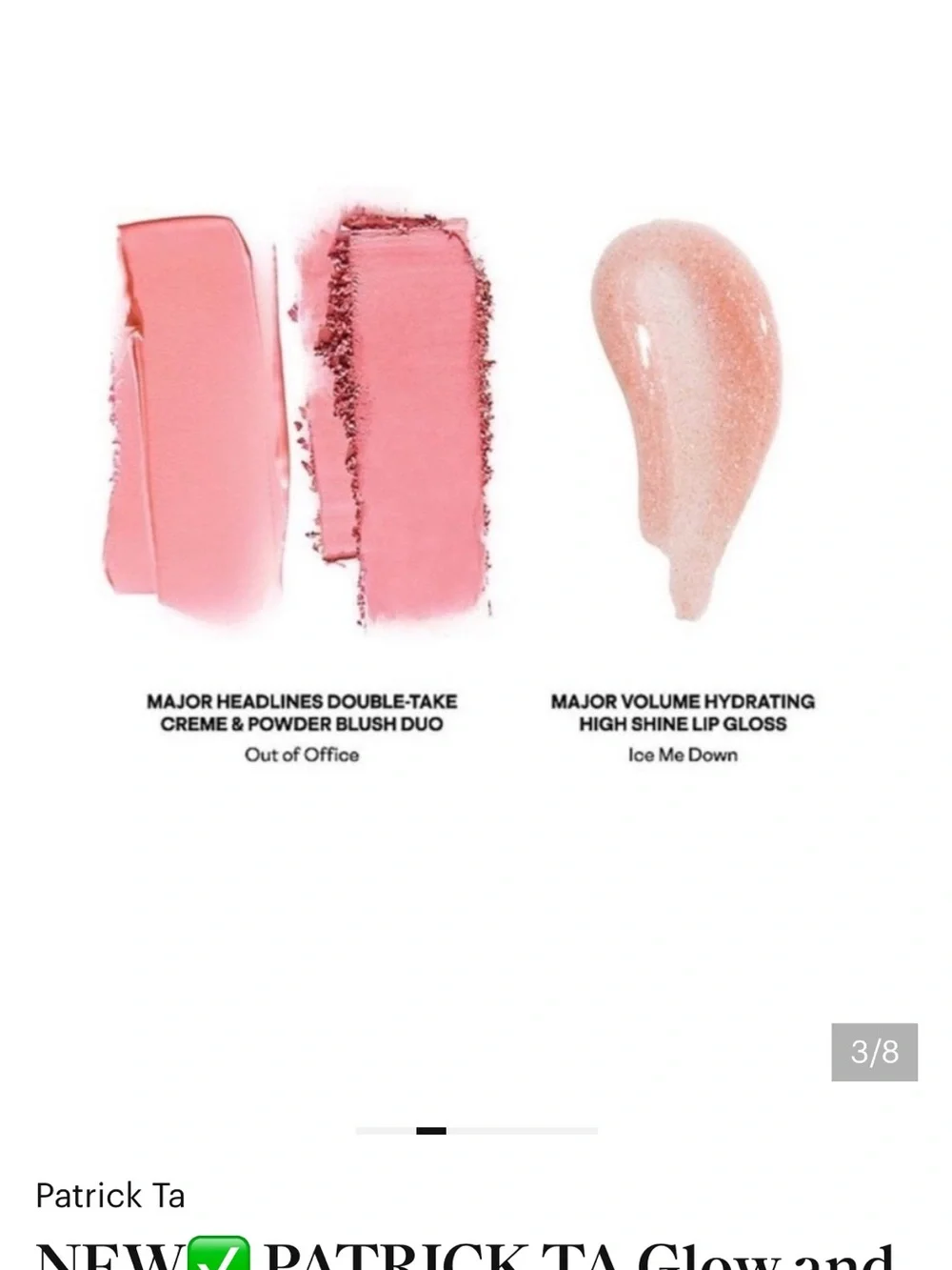 Patrick Ta | Makeup | Patrick Ta Out Of Office Ice Me Down Blush Lip ...
